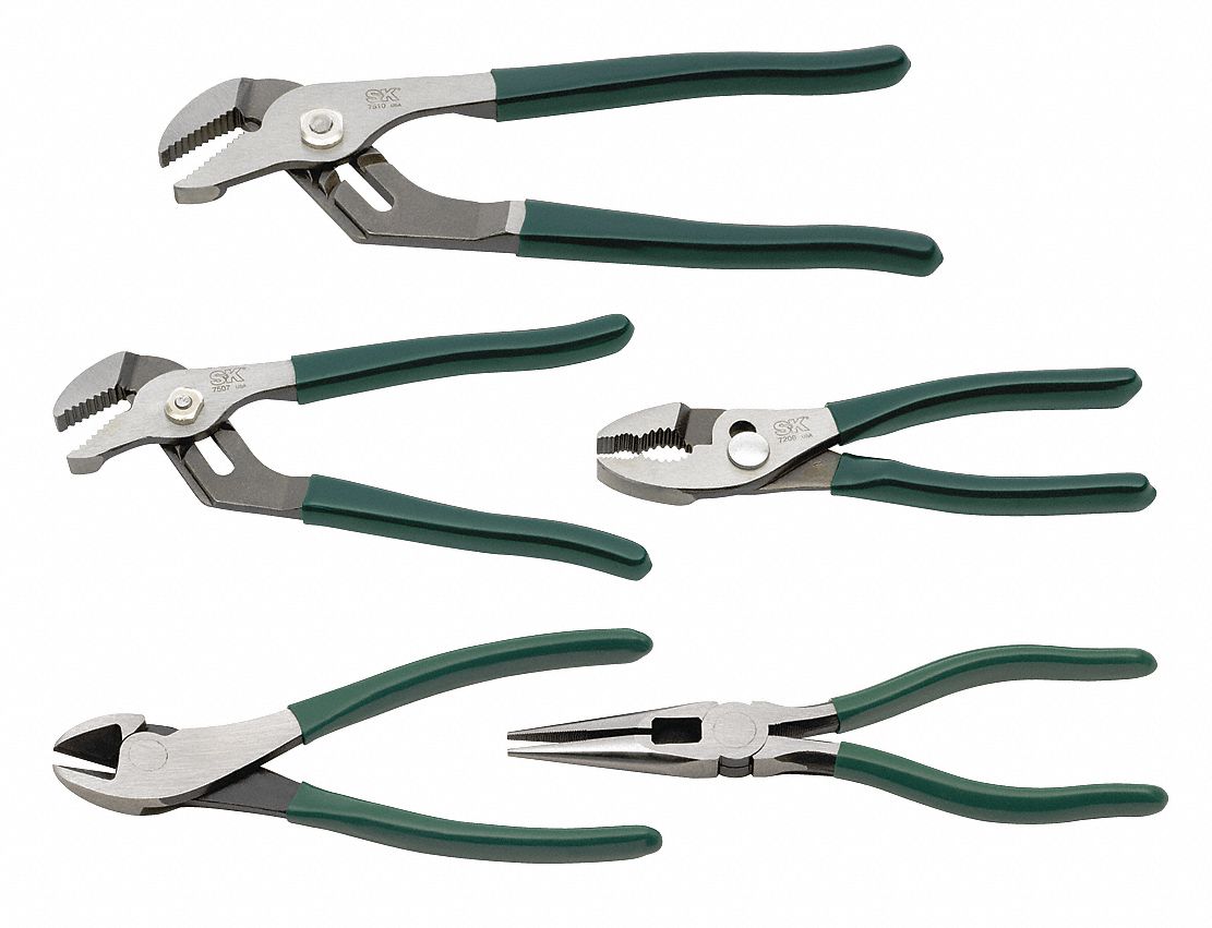 SK PROFESSIONAL TOOLS Juego de Pinzas pinzas Verde - Juegos de Pinzas ...