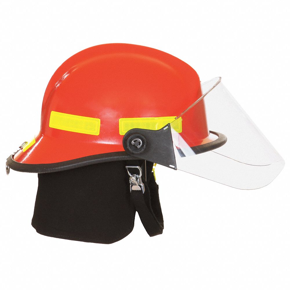 FIRE-DEX, 6-1/2 to 9 Fits Hat Size, White, Fire Helmet - 13P340|911H731 ...