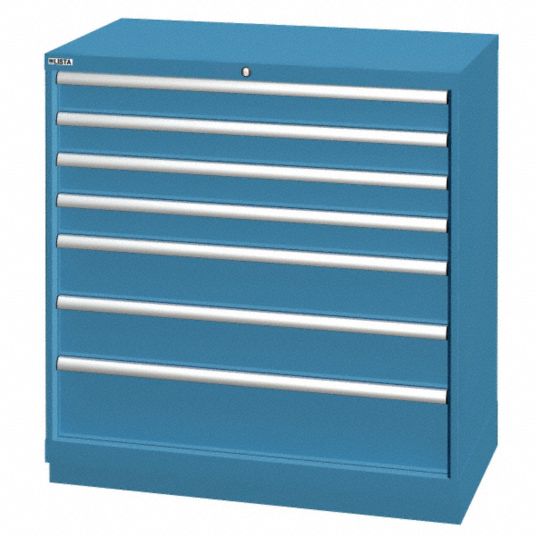 LISTA, 56 3/8 in x 22 1/2 in x 39 3/8 in, 7 Drawers, Modular Drawer ...
