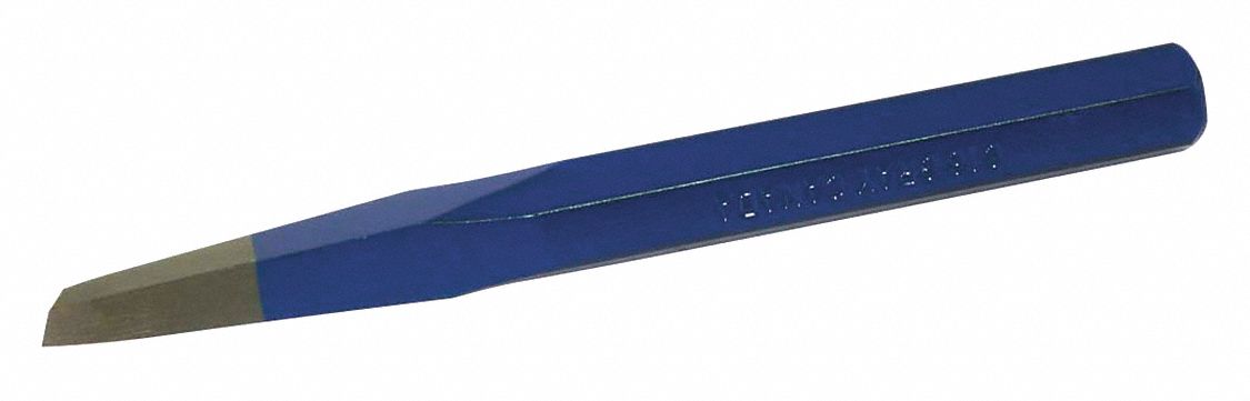 GRAY TOOLS DIAMOND POINT CHISEL, HEAT TREATED, HIGH POLISHED, BLUE ...