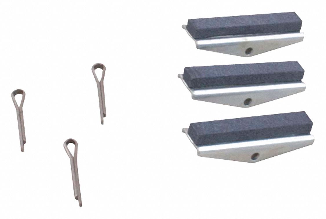 GRAY TOOLS REPLACEMENT STONE SET, 3 PIECE, MEDIUM 220 GRIT, 3 IN L ...