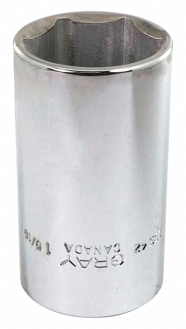 GRAY TOOLS SOCKET 1-5/16INX 1/2IN DR 6 PT DP 3 - 4114 - GRTLDS42 ...