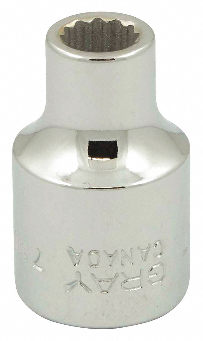 GRAY TOOLS SOCKET 7MMX3/8IN DR 12 PT REG CHROM - Sockets - GRTMT7 | MT7 ...