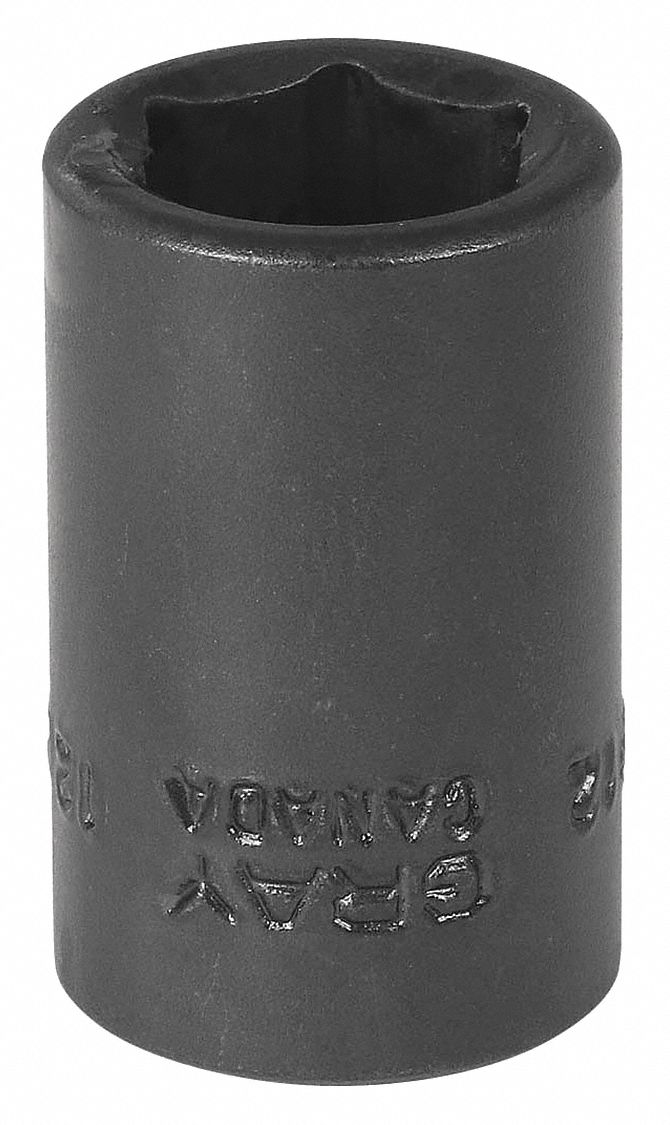 GRAY TOOLS SOCKET 12MMX3/8IN DR 6 PT REG IMP - Sockets - GRTMTP12 ...