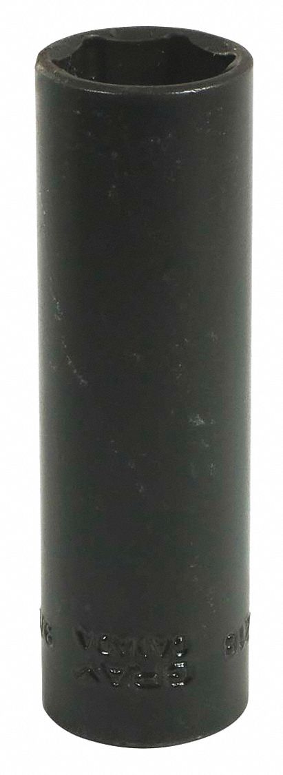 GRAY TOOLS IMPACT SOCKET, 6 POINT, DEEP SOCKET, 9/16 X 3/8 IN DRIVE ...