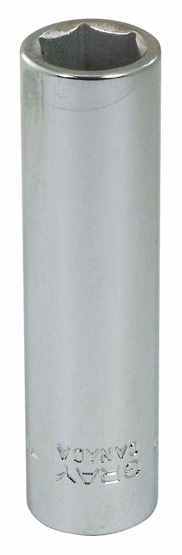 GRAY TOOLS SOCKET 7/16INX3/8IN DR 6 PT DP SAE - Sockets - GRTT140 ...
