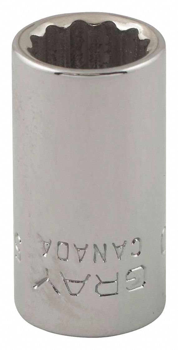 GRAY TOOLS SOCKET 5/16INX1/4IN DR 12 PT REG CH - Sockets - GRTV110 ...