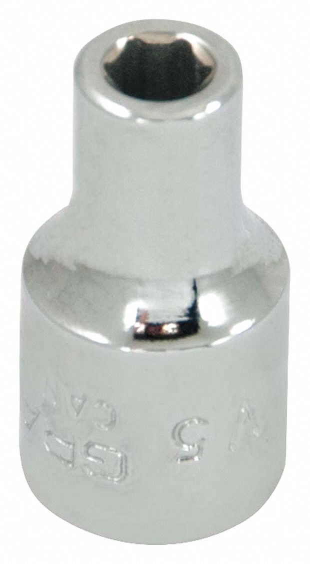 GRAY TOOLS SOCKET 5/32INX1/4IN DR 6 PT REG CHR - Sockets - GRTV5 | V5 ...