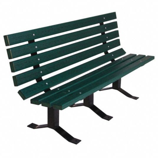 ULTRASITE, 72 in Overall Lg, 35 in Overall Ht, Outdoor Bench - 13R014 ...