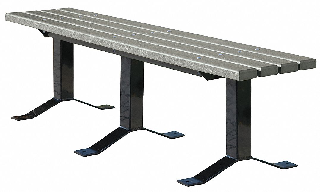 ULTRASITE, Creekside, 72 in Overall Lg, Outdoor Bench - 13R018|PB ...