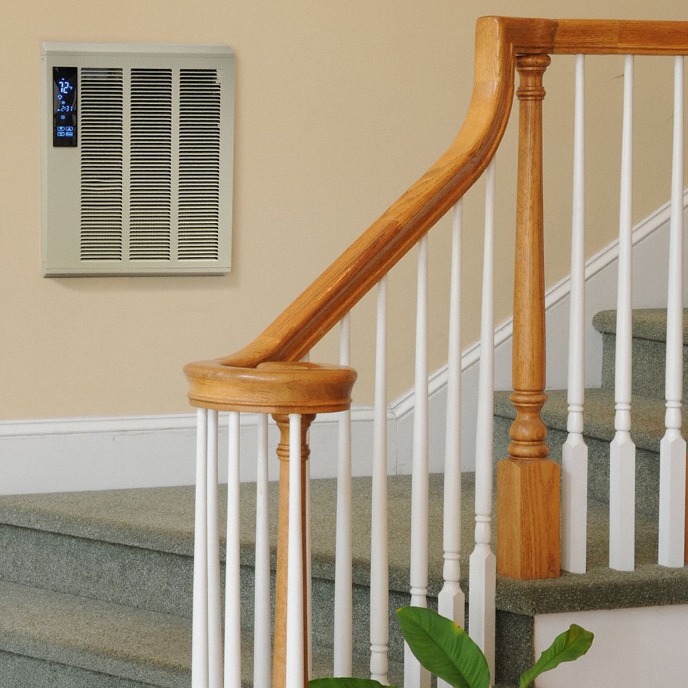 QMARK Recessed Electric Wall-Mount Heater: 1,800W/4,000W, 240V AC, 1 ...