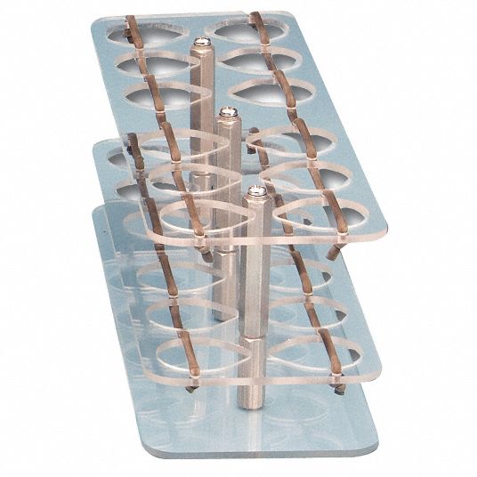 3 3/4 in Overall Wd, 1 1/8 in Overall Ht, Tube Rack - 13R364|SI-M010 ...