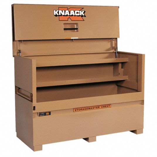 KNAACK, 72 in Overall Wd, 30 in Overall Dp, Piano-Style Jobsite Box ...