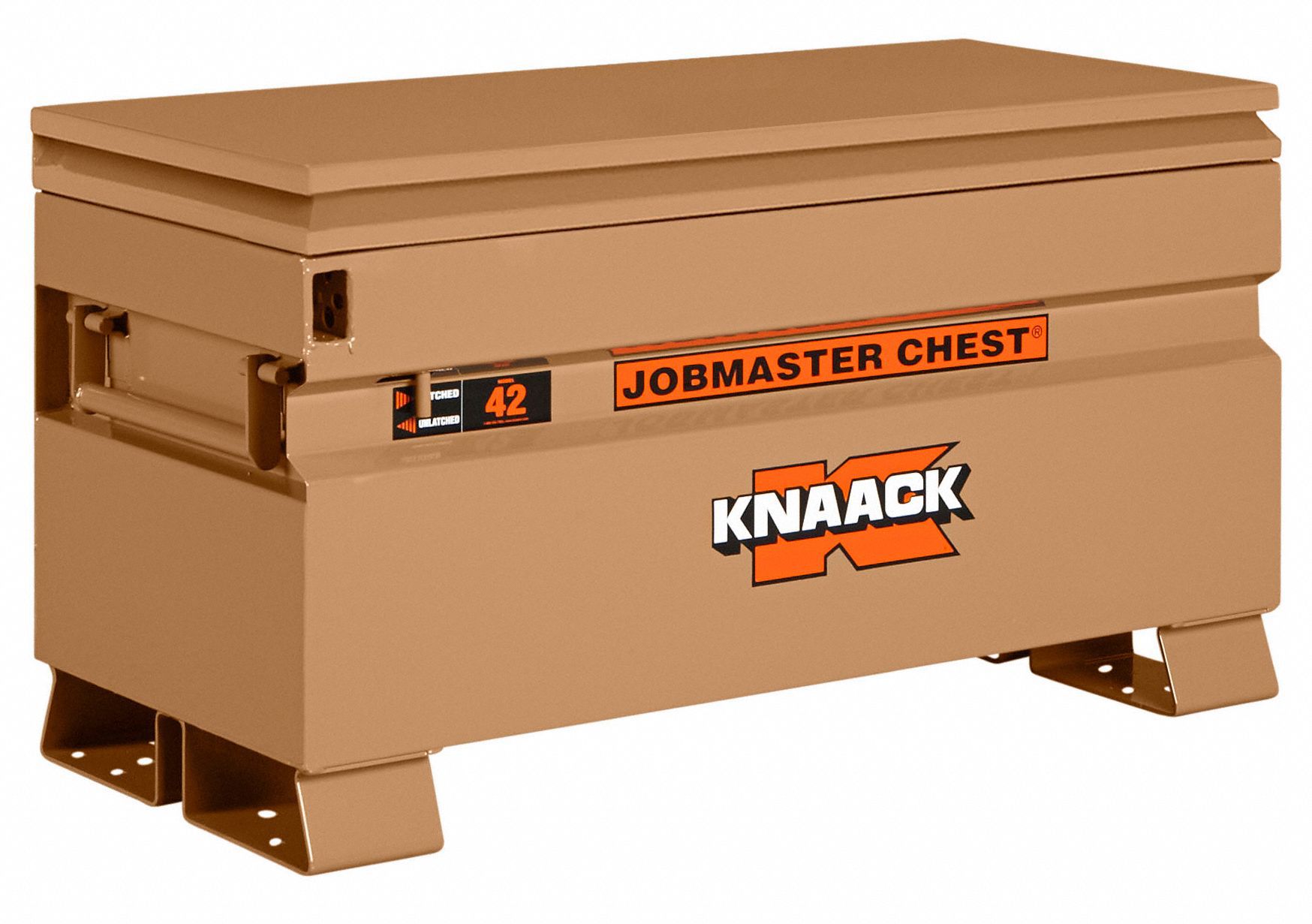 KNAACK, 42 in W x 19 in D x 23 3/8 in H, 9 cu ft, Jobsite Box - 13R533 ...