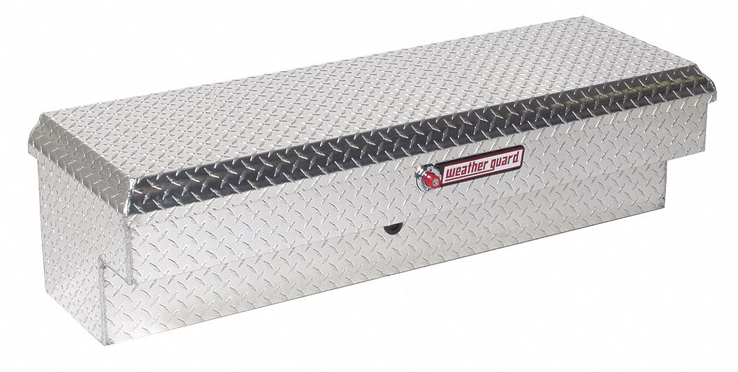 WEATHER GUARD, Aluminum, 16 1/4 in Overall Dp, Side-Mount Truck Box ...