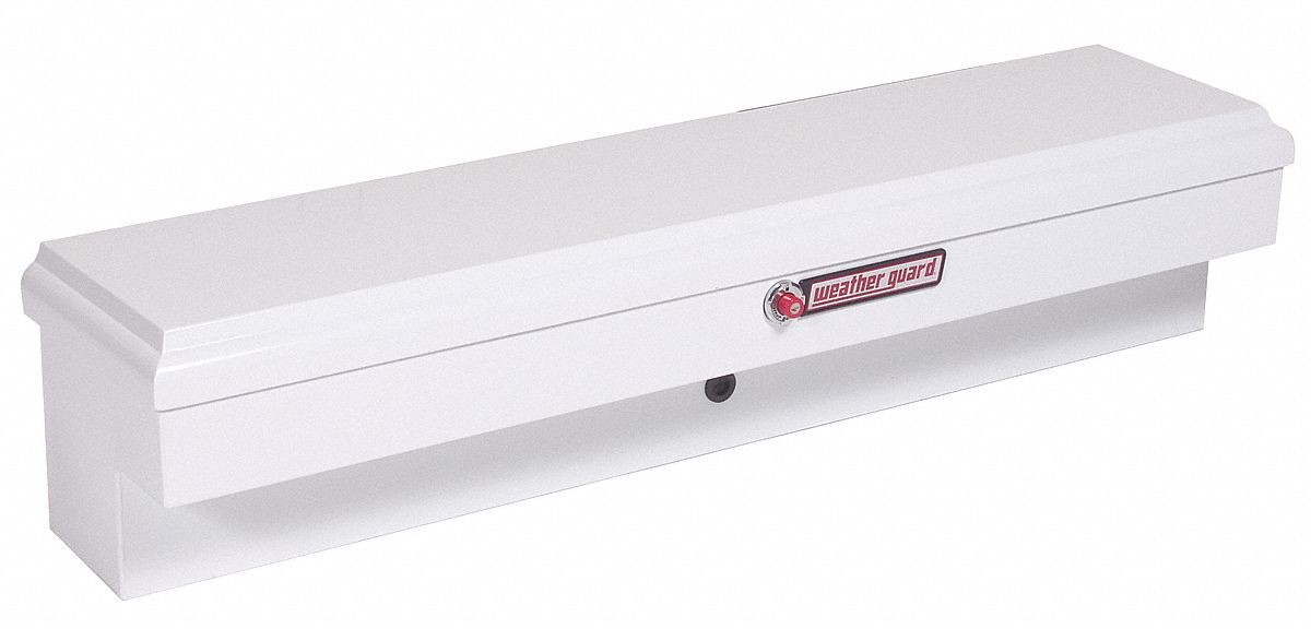 WEATHER GUARD, Steel, 13 1/2 in Overall Dp, Side-Mount Truck Box ...