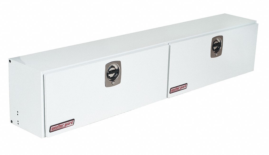 WEATHER GUARD, Topside Truck Box, Double Drop-Down Doors Lid, Topside ...