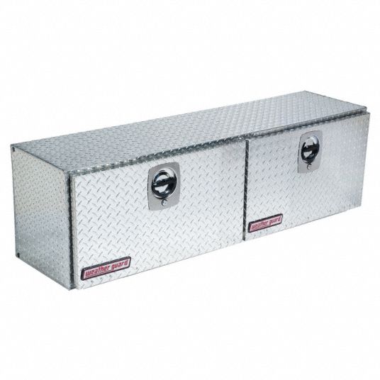WEATHER GUARD, Topside Truck Box, Double Drop-Down Doors Lid, Topside ...