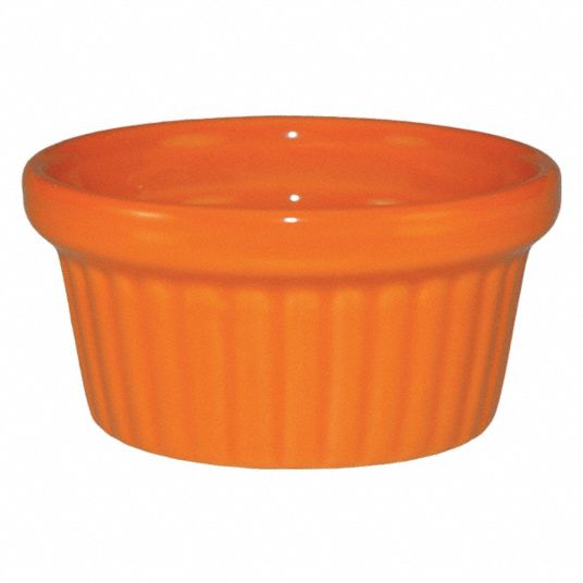 ITI, 2 oz Capacity, Vitrified Stoneware, Fluted Ramekin - 13R664|RAMF-2 ...