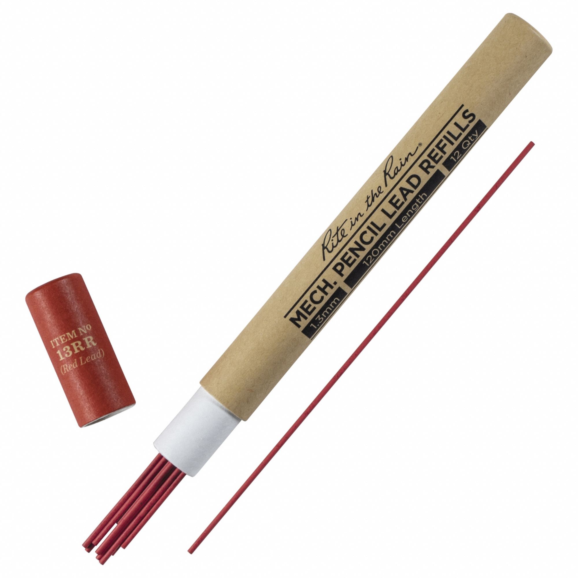 RITE IN THE RAIN, 2B, 1.3 mm Point Size, Lead Refill - 816WT3|13RR ...