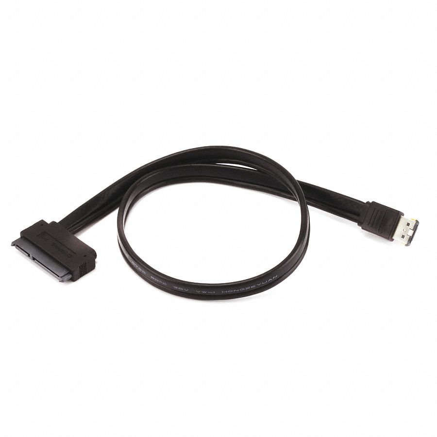 MONOPRICE, eSATAp Male to 22-Pin SATA Female Connection, 19 in Cable Lg ...
