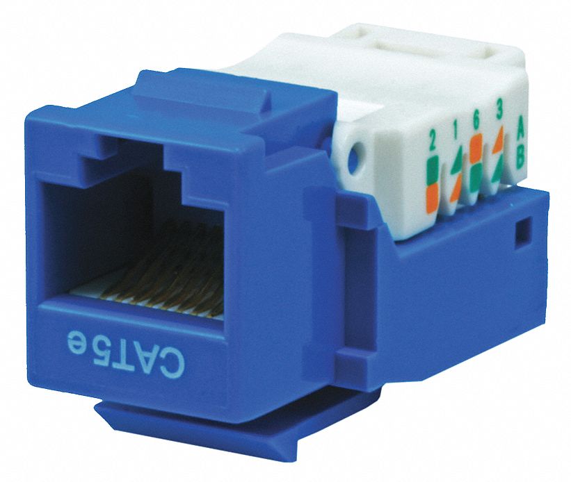 MONOPRICE, Tool-Less, Category Jacks, Keystone Jack - 13U615|313 - Grainger