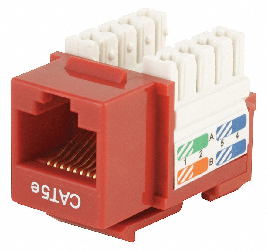 MONOPRICE, Punch-Down, 1 Ports, Keystone Jack - 13U625|5375 - Grainger