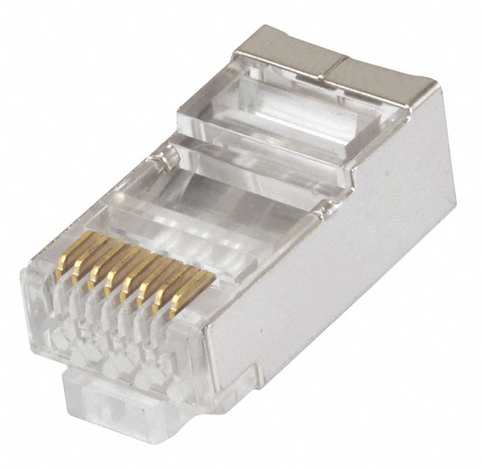 MONOPRICE, Modular Plug RJ45, Stranded, Modular Plug - 13U664|7301 ...