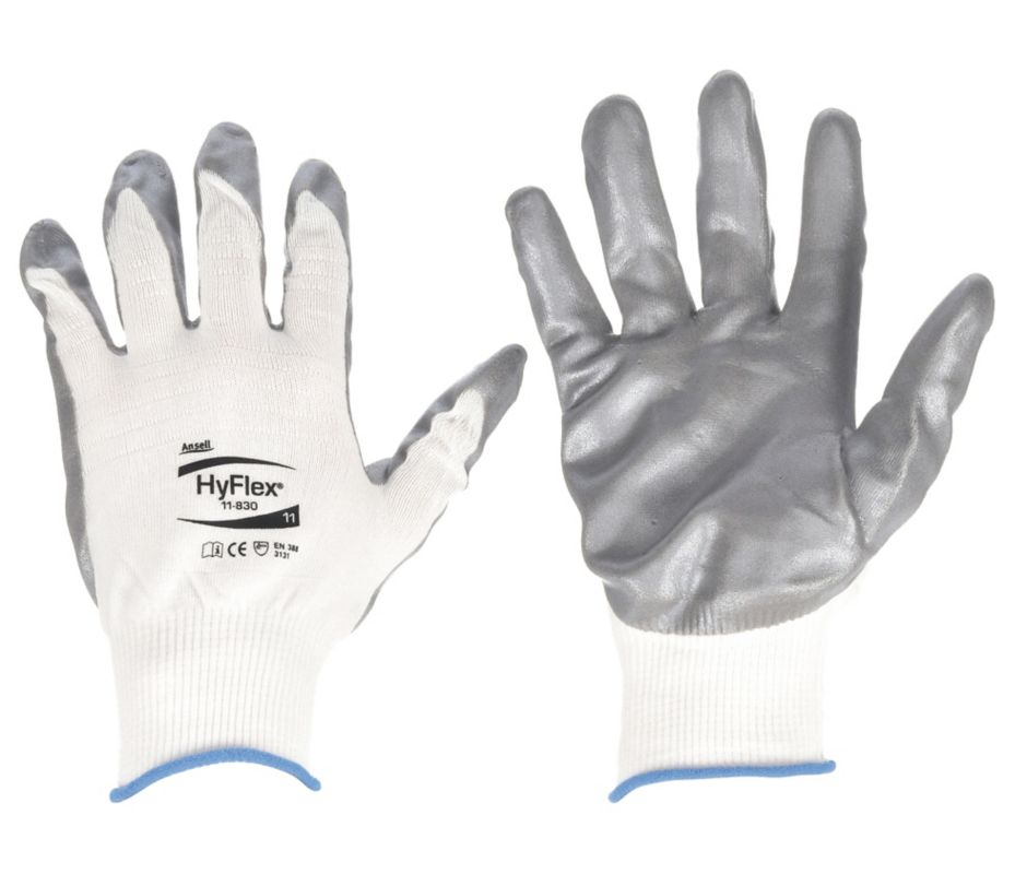 ANSELL Guantes Recubiertos, 1, Gris Metálico - 13U901 | 11-830 ...