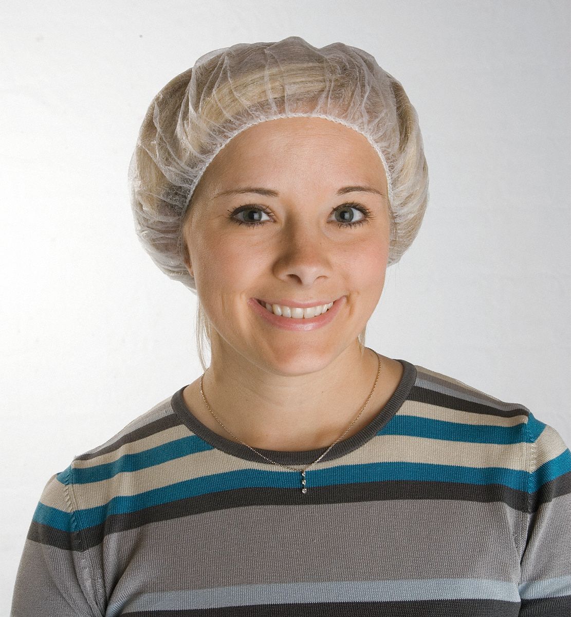 ACTION CHEMICAL, White, 24 in Dia, Bouffant Cap - 13V908|B24W - Grainger