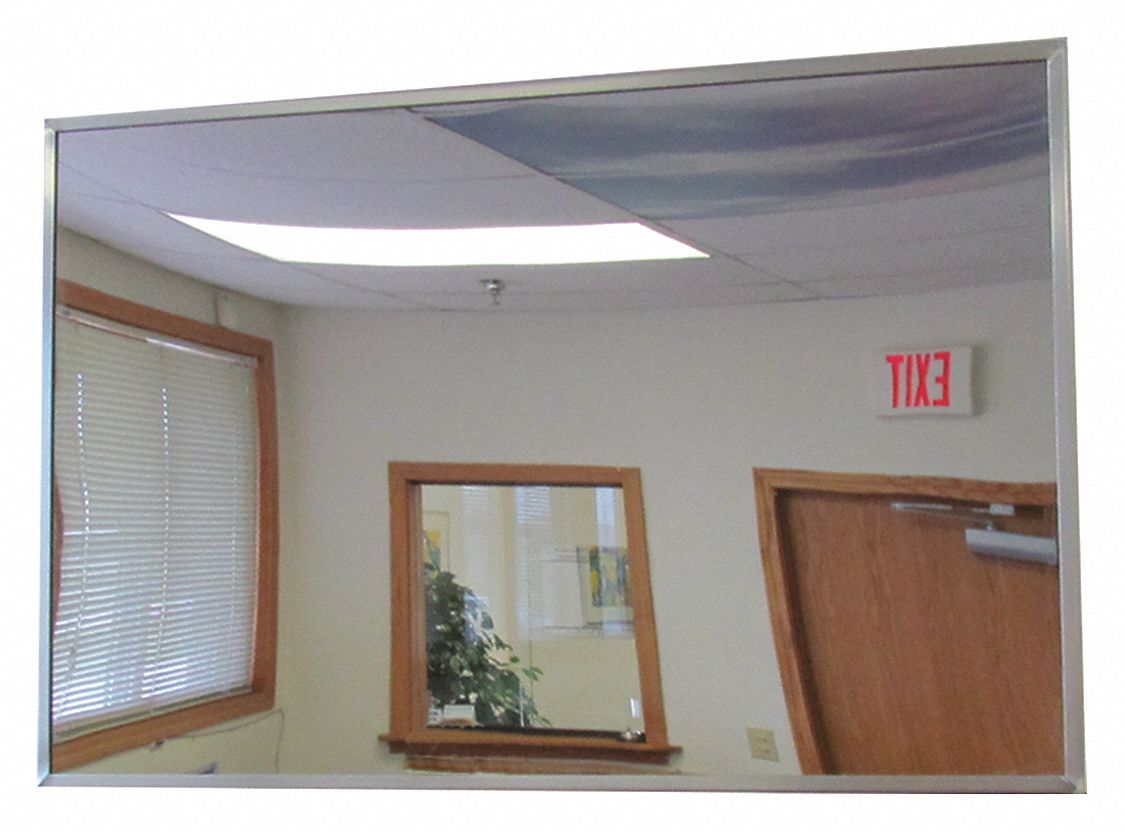 Stainless Steel, 12 in x 18 in, Flat Mirror - 13V992|FMSS-12 X 18-GB ...