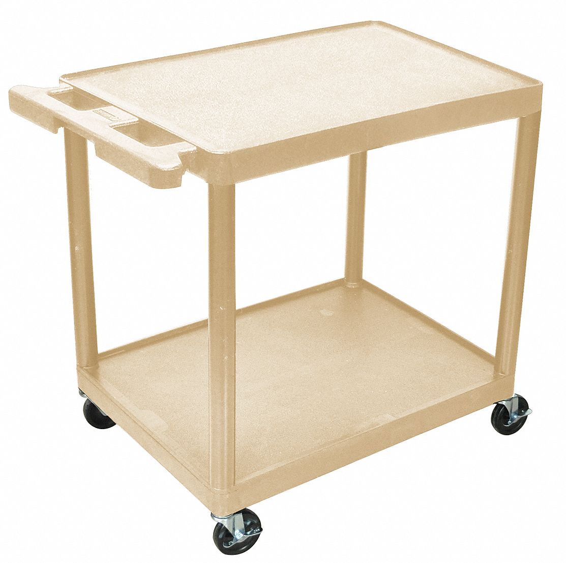 Utility Cart, 300 lb Load Capacity, Number of Shelves 2, 24 in x 18 in ...