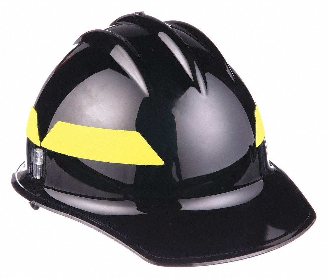 BULLARD, Black, Front Brim, Wildland Fire Helmet - 13W818|FCBKP - Grainger