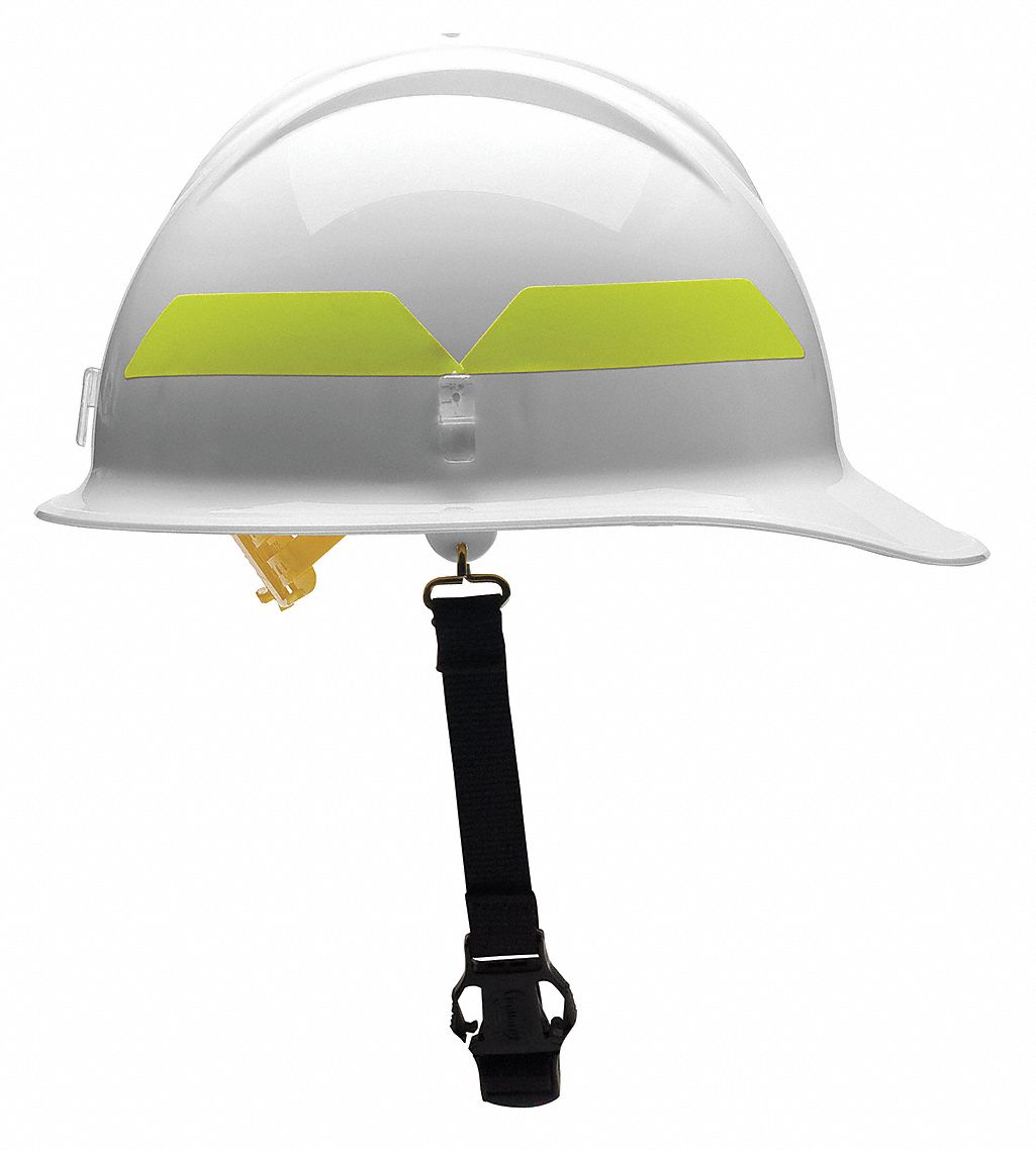 BULLARD White Wildland Fire Helmet, Shell Material: Thermoplastic, 6 ...