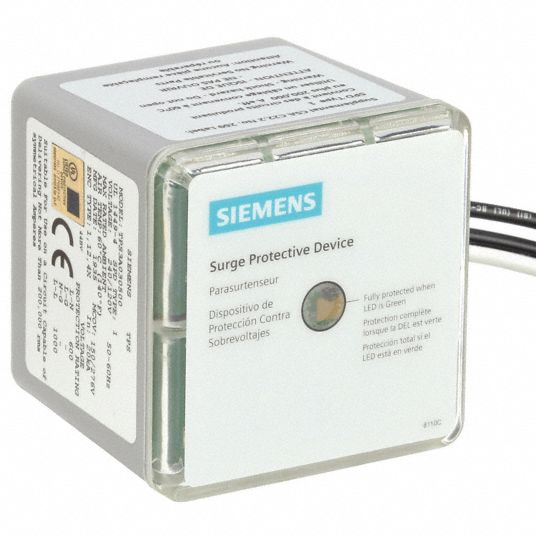 SIEMENS, Single Phase, 120/240V AC, Surge Protection Device - 13W834 ...