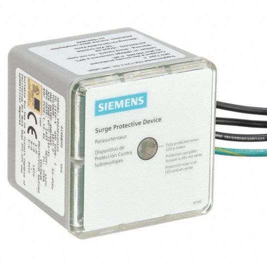 SIEMENS, Three Phase, 480V AC Delta, Surge Protection Device - 13W837 ...