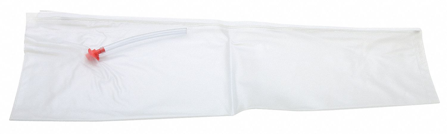 Air Splint, Plastic, Hand and Wrist, Clear, 15 in Length, 11 3/4 in ...