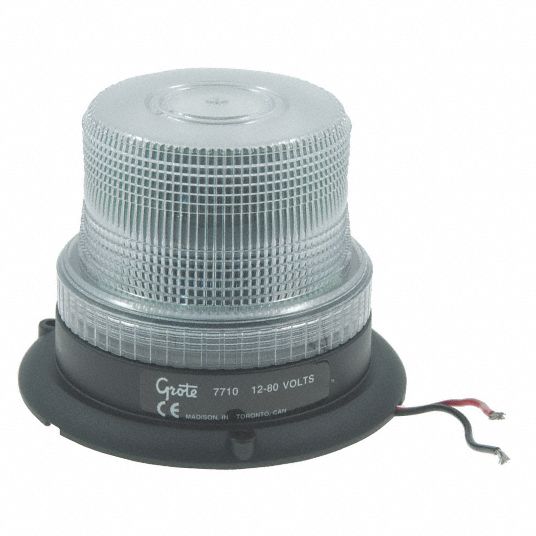 Mini Strobe Light,Clear,Flashing - Grainger