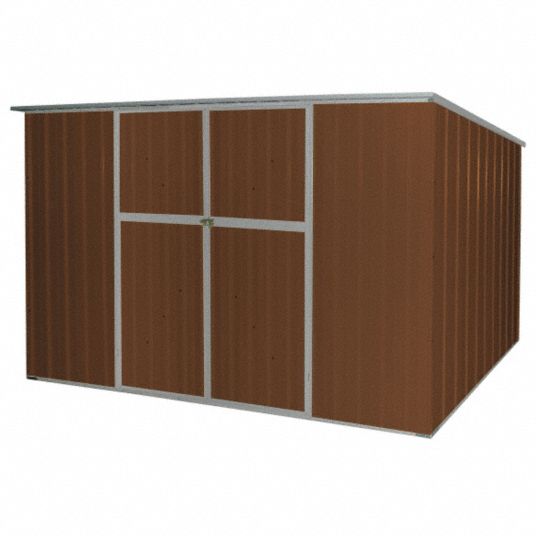 136 in W x 75 in D x 76 in H, 342 cu ft, Storage Shed - 13X107|13X107 ...