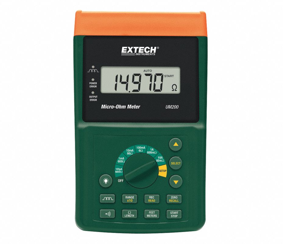 EXTECH Micro Ohmímetro,60000 - 13X131 | UM200 - Grainger México