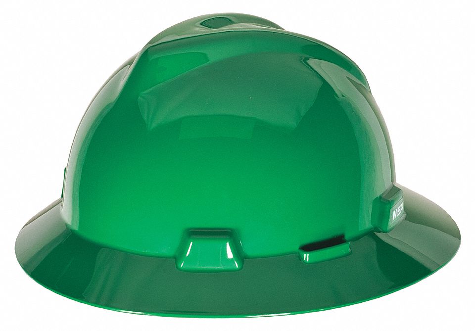 MSA SLOTTED HAT, CSA, TYPE 1, CLASS E, PE, 4-PT FAS-TRAC III RATCHET ...