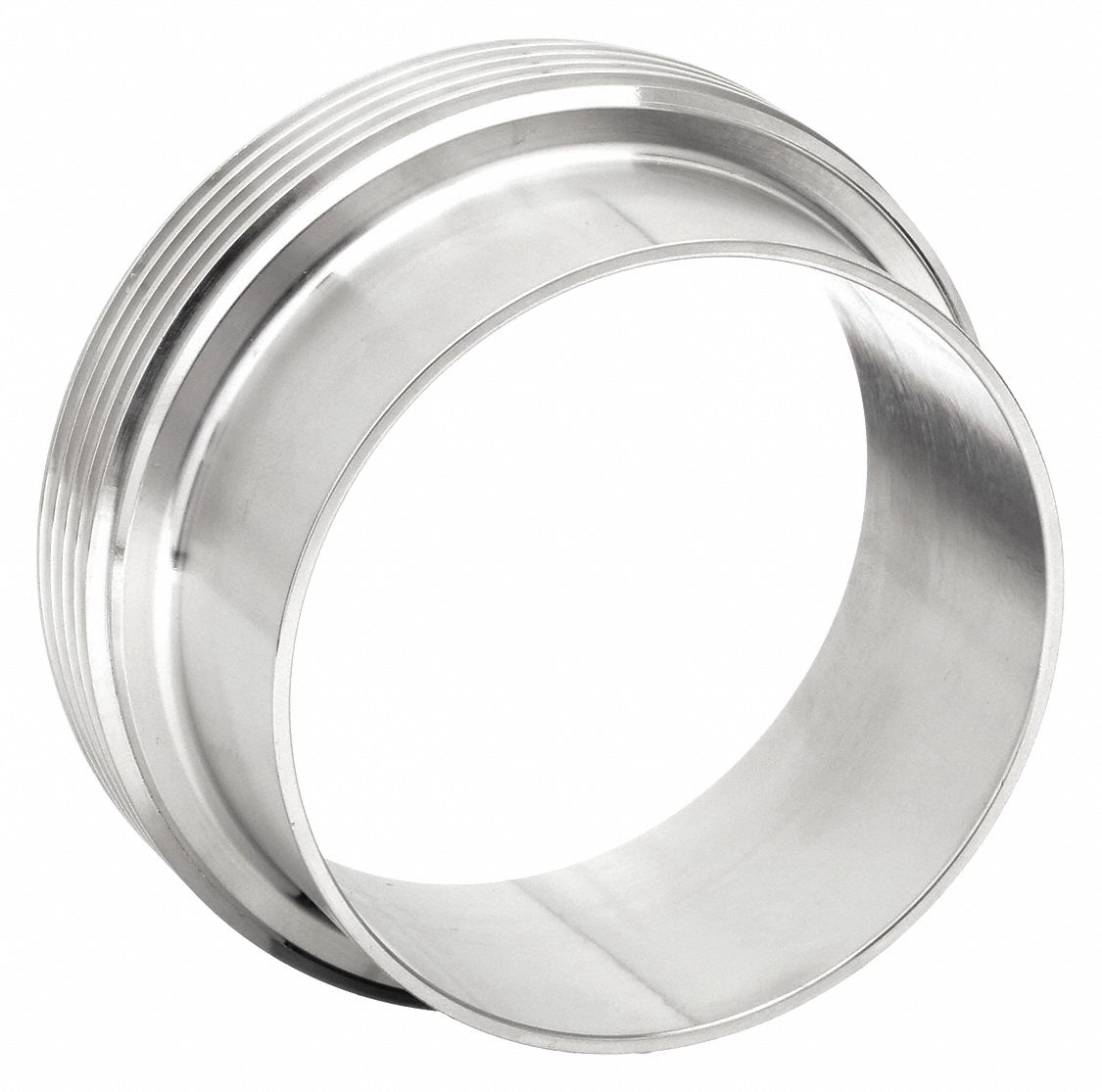 304 Stainless Steel, Bevel Seat, Threaded Long Ferrule - 13Y397|15A2.0 ...