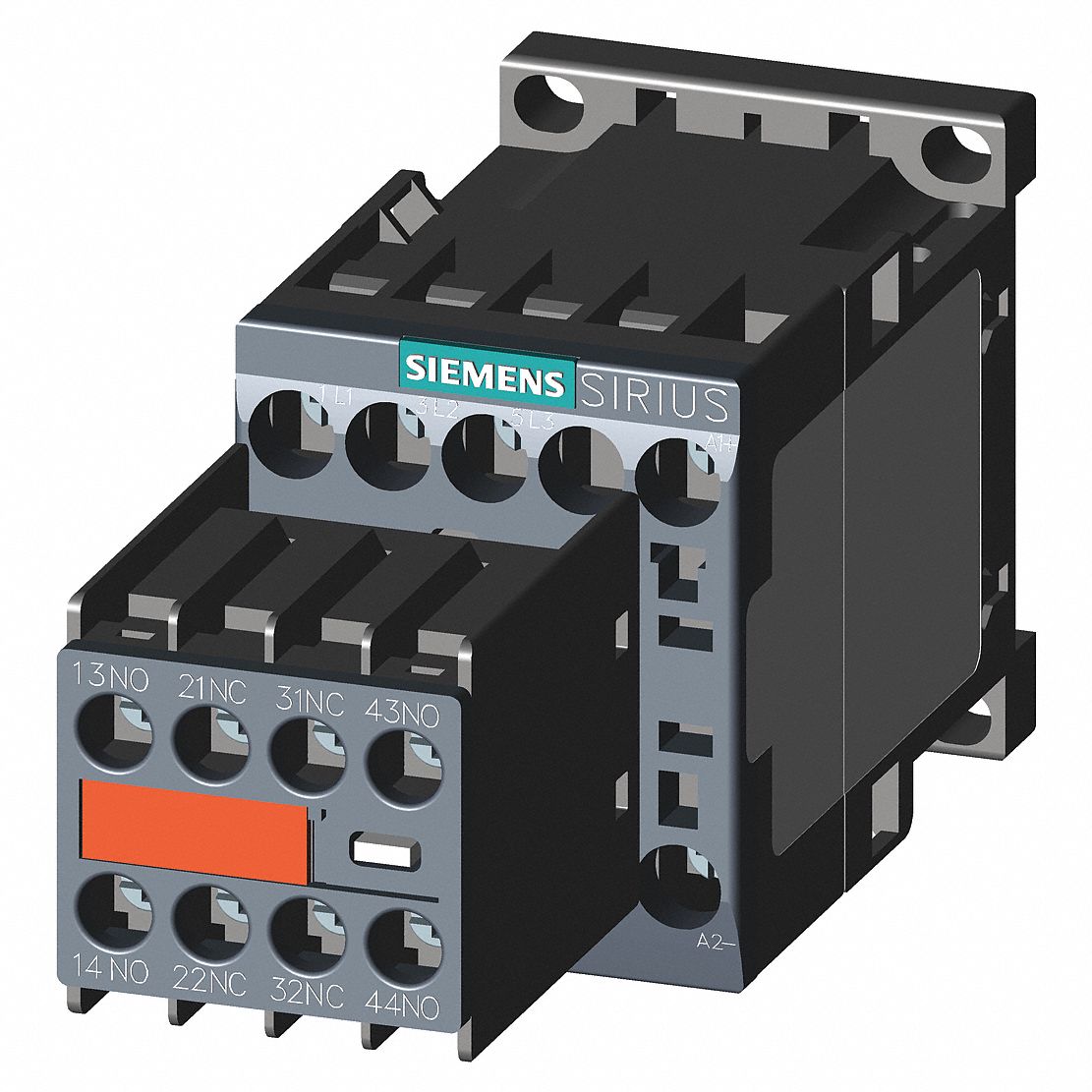 SIEMENS, 3 Poles, 120V AC, IEC Magnetic Contactor - 13Y541|3RT20161AK643MA0 - Grainger