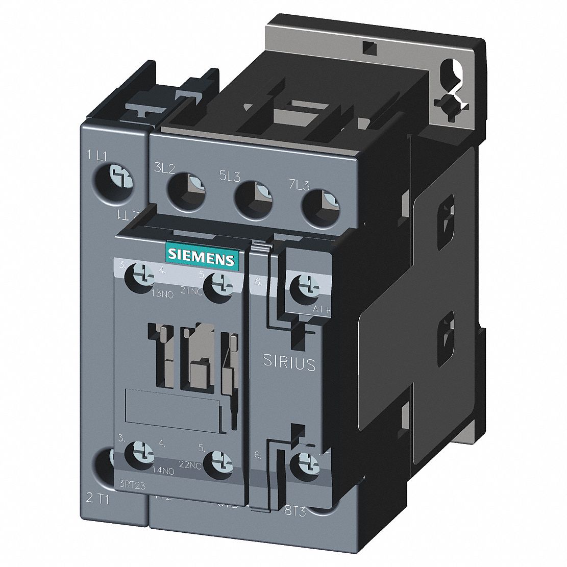 SIEMENS, Non-Reversing, 4 Poles, IEC Magnetic Contactor - 13Y703 ...