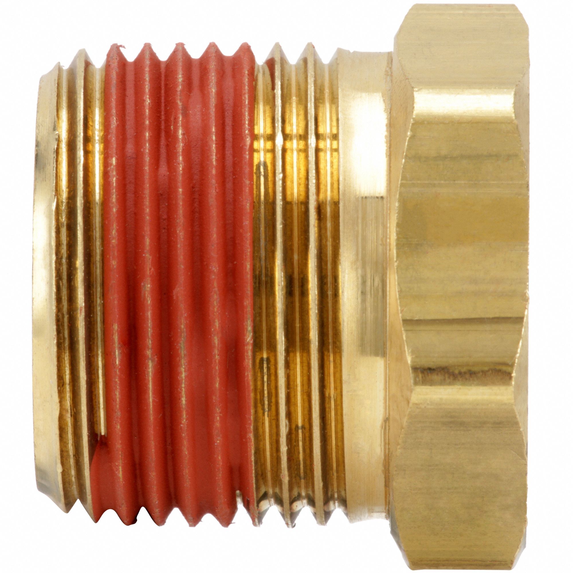 PARKER Reducing Bushing: Brass, 3/4 in x 1 in Fitting Pipe Size, Male ...