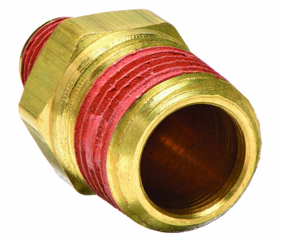 PARKER Niple Reductor, MNPT, 1/2" x 1/4" Tamaño de Tubería (Acople de ...
