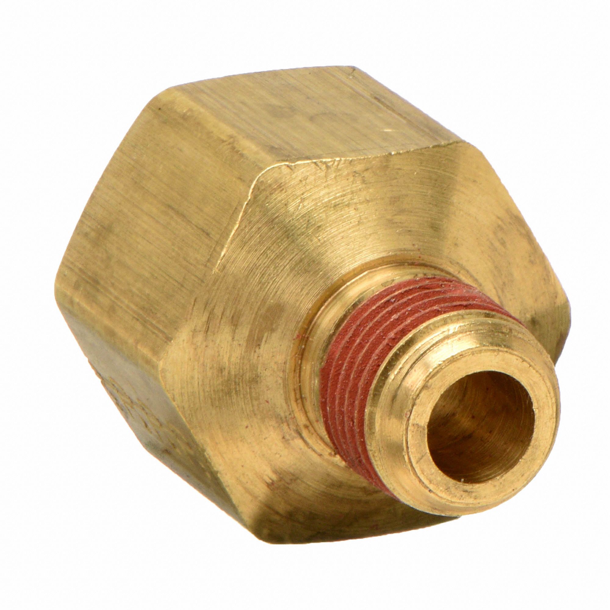 PARKER Female x Male Reducing Adapter: Brass, 3/4 in x 3/8 in Fitting ...