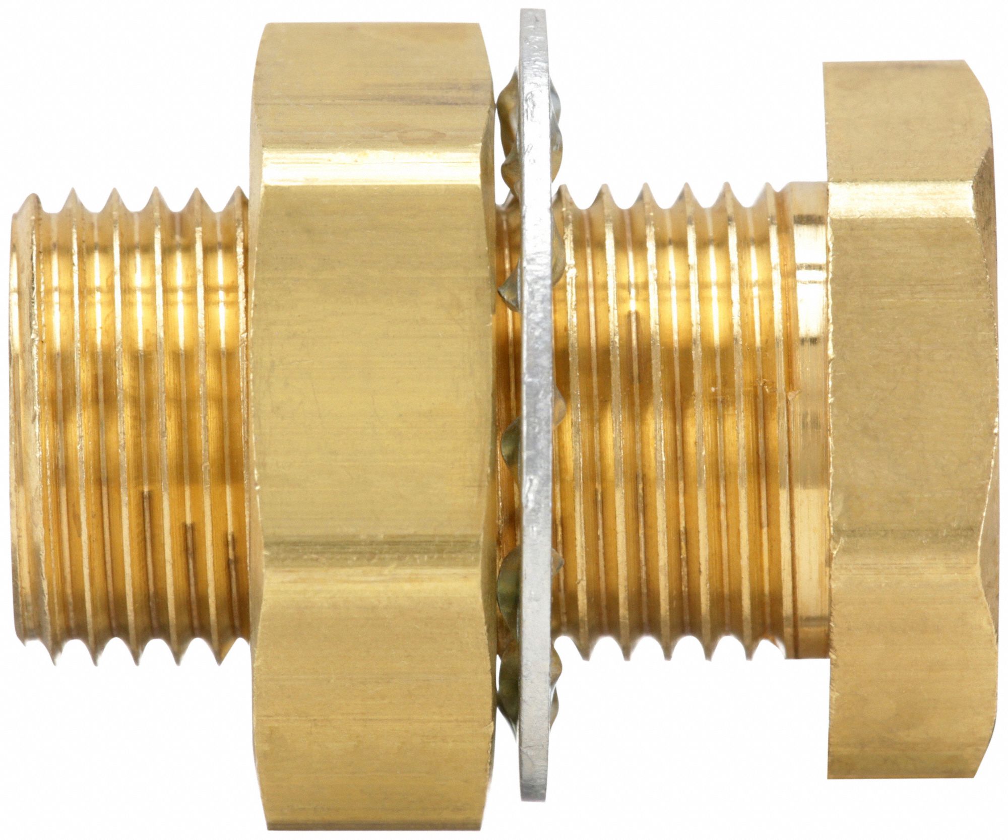 PARKER Anchor Coupling: Brass, 1/4 in x 1/4 in Fitting Pipe Size, Male ...