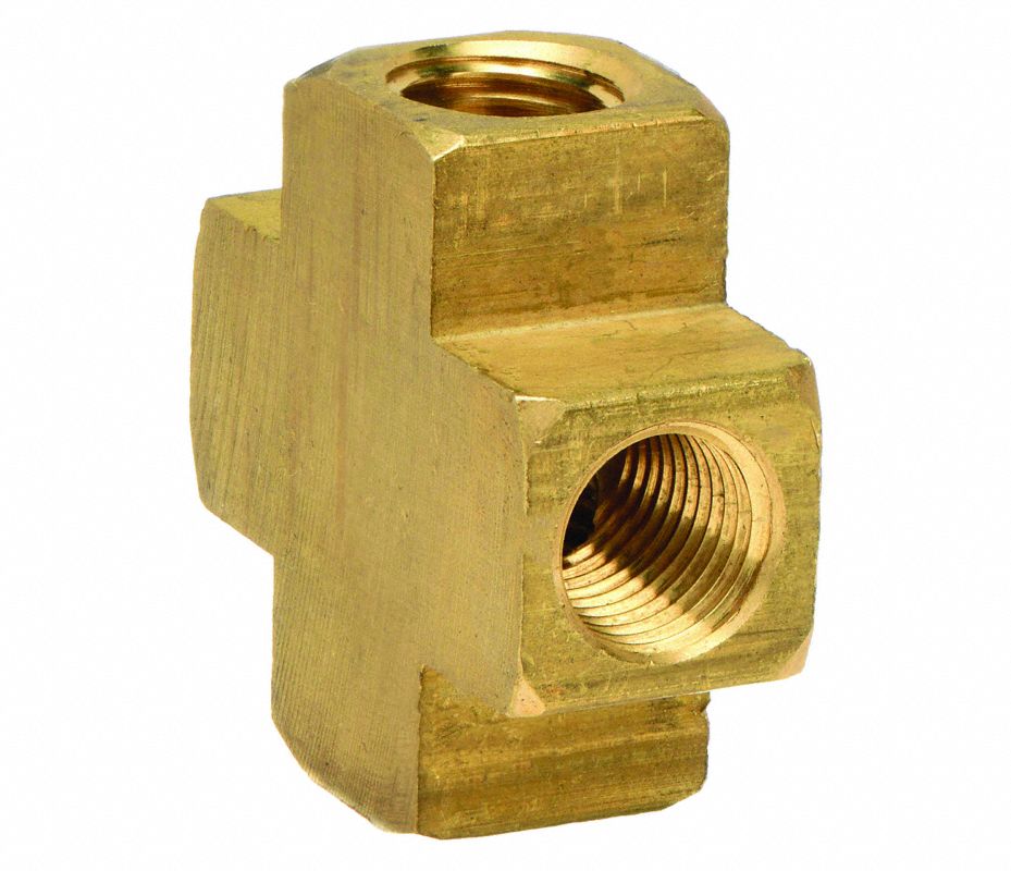 PARKER Cruz,Latón,1/4" x 1/4",HNPT - 13Y903 | 2205P-4 - Grainger México