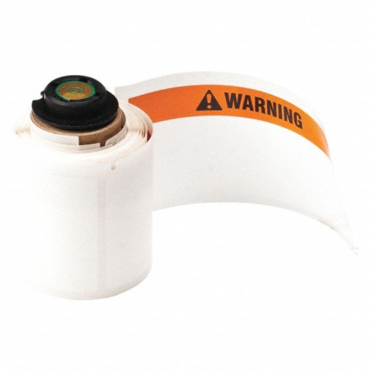 Warning, Warning Header, Pre-Cut Label Stock Roll - 13Y973|PTL-38-483 ...